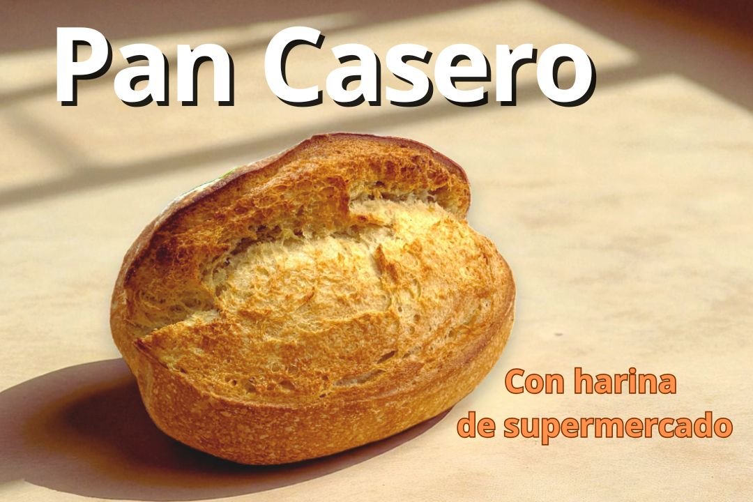 Pan Casero Sin Amasar con Harina de Supermercado – Maioris Baker
